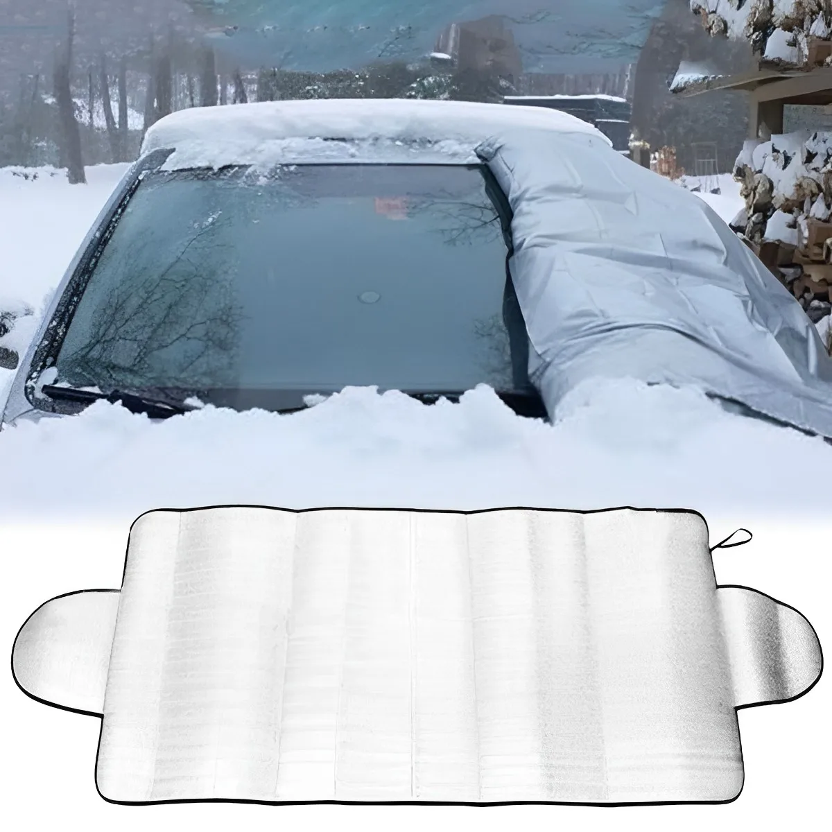 Winter-Car-Window-Snow-Shield-Foldable-Car-Snow-Cover-Windshield ...