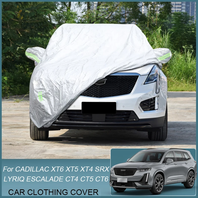 Car-Cover-Rain-Frost-Snow-Dust-Waterproof-For-CADILLAC-CT4-CT5-CT6 ...