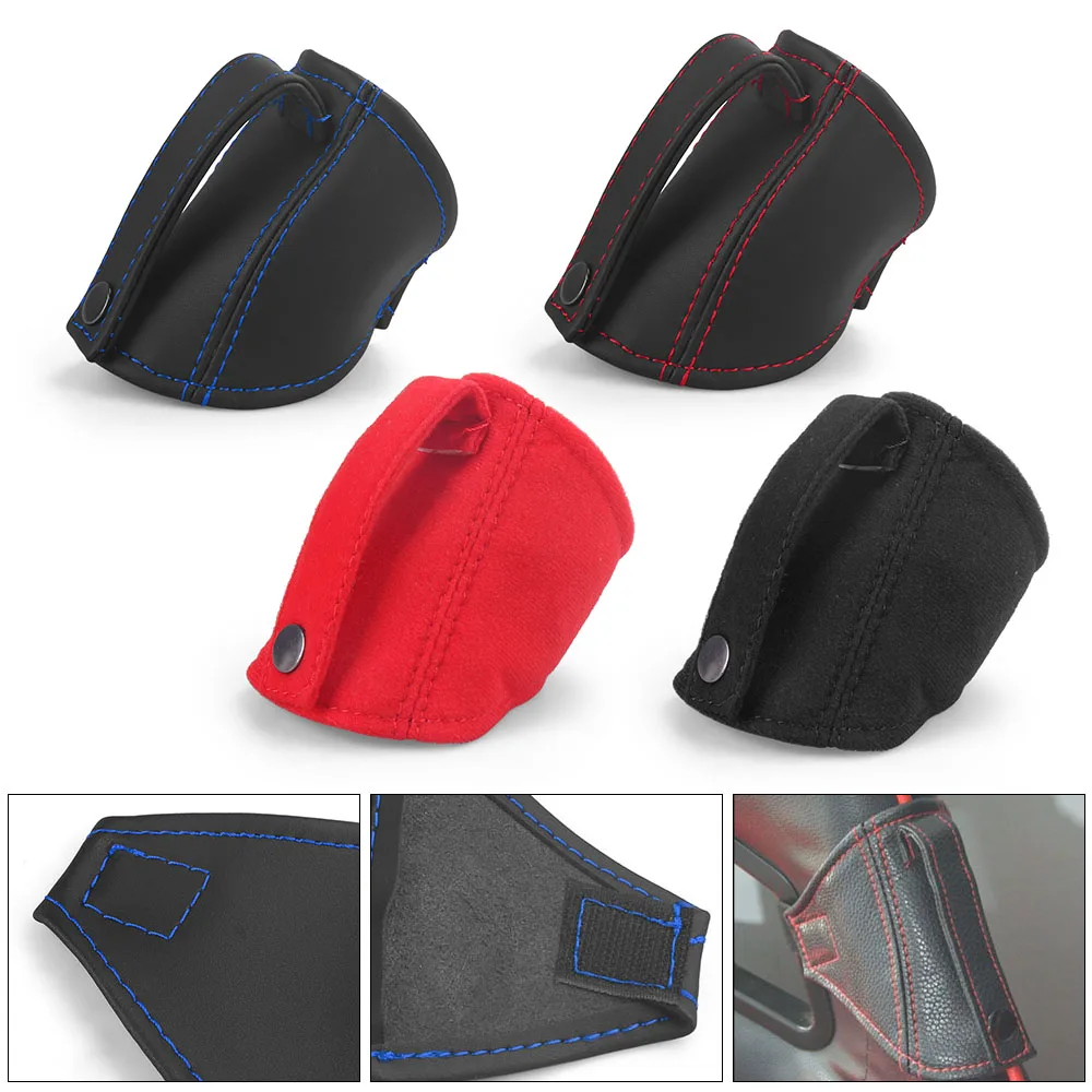 JDM-Racing-Car-Seat-Belt-Guide-Holder-PU-Leather-Bucket-seatbelt ...