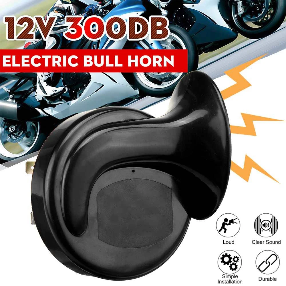 12V-300DB-Car-Universal-Waterproof-Electric-Snail-Horn-Air-Horn-Loud ...