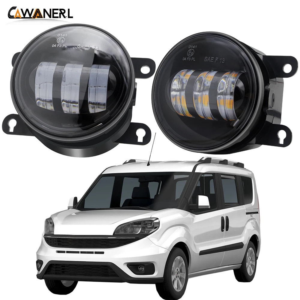 2-X-30W-Car-Front-Bumper-Fog-Light-Assembly-For-Fiat-Doblo-152-263 ...