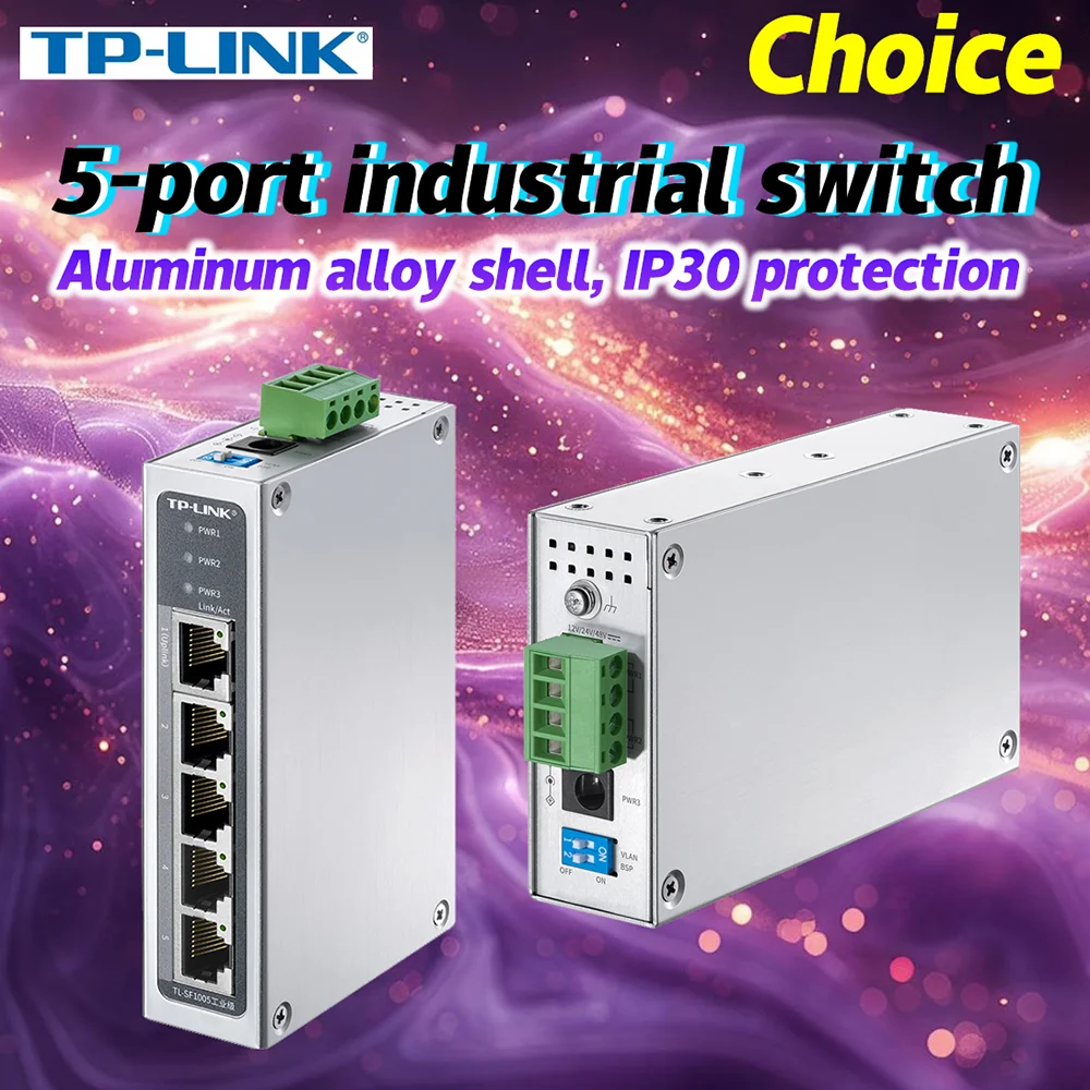 TP-Link-Tl-SF1005-100M-Ethernet-Switch-5-Port-Industrial-Grade-Ethernet-Switches-Networking ...