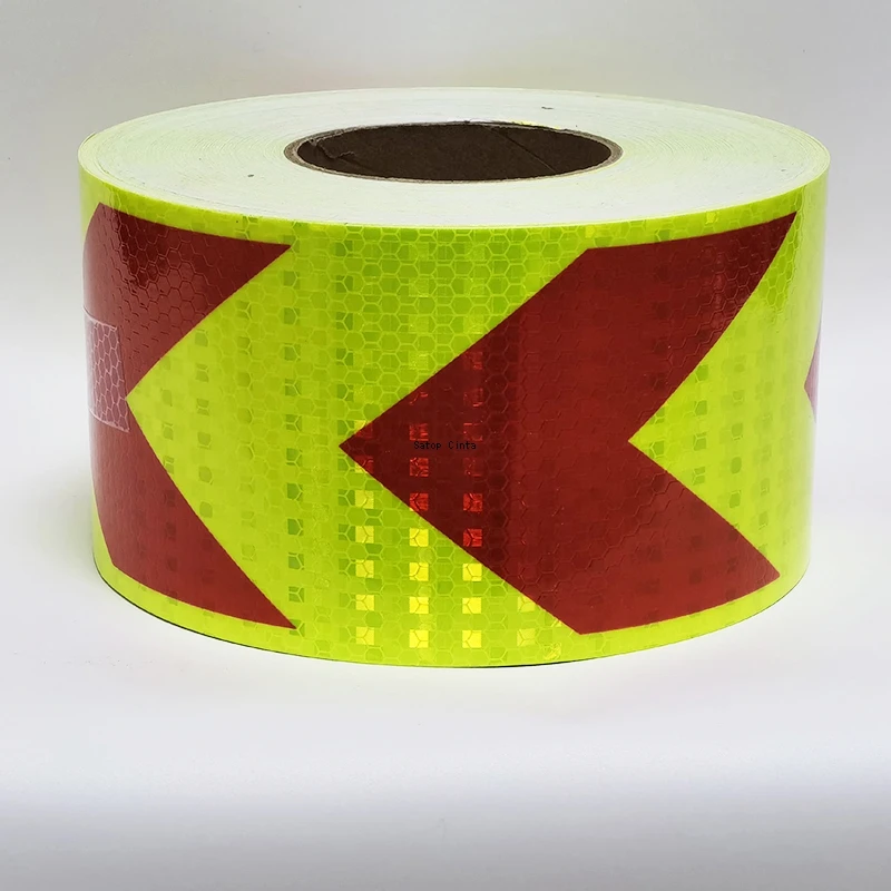 4Inch-33FT-Arrow-Reflective-Hazard-Safety-Warning-Caution-Tapes ...