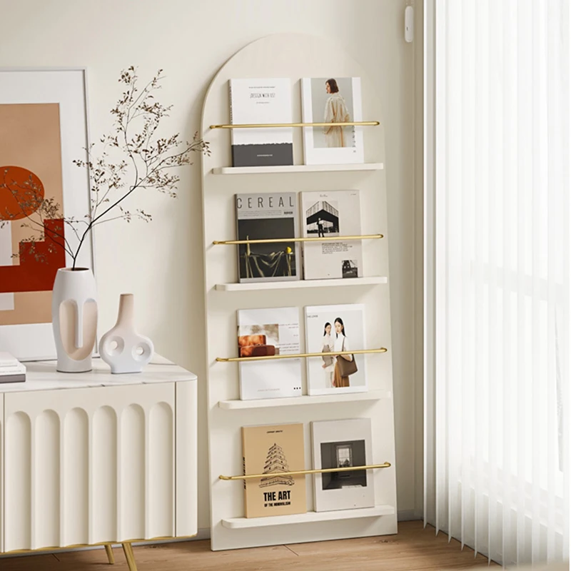 Angle-Shelf-Aesthetic-Room-Furniture-Book-Trolley-Bedroom-Multifunction ...