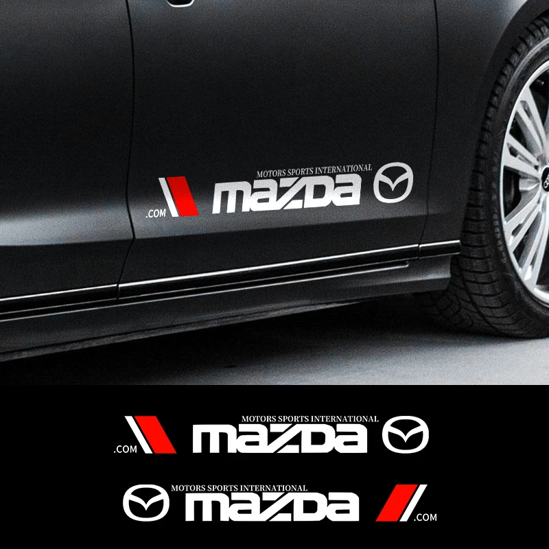 2pcs Car Body Stickers Car Door Side Stickers Emblem Decal Decoration ...