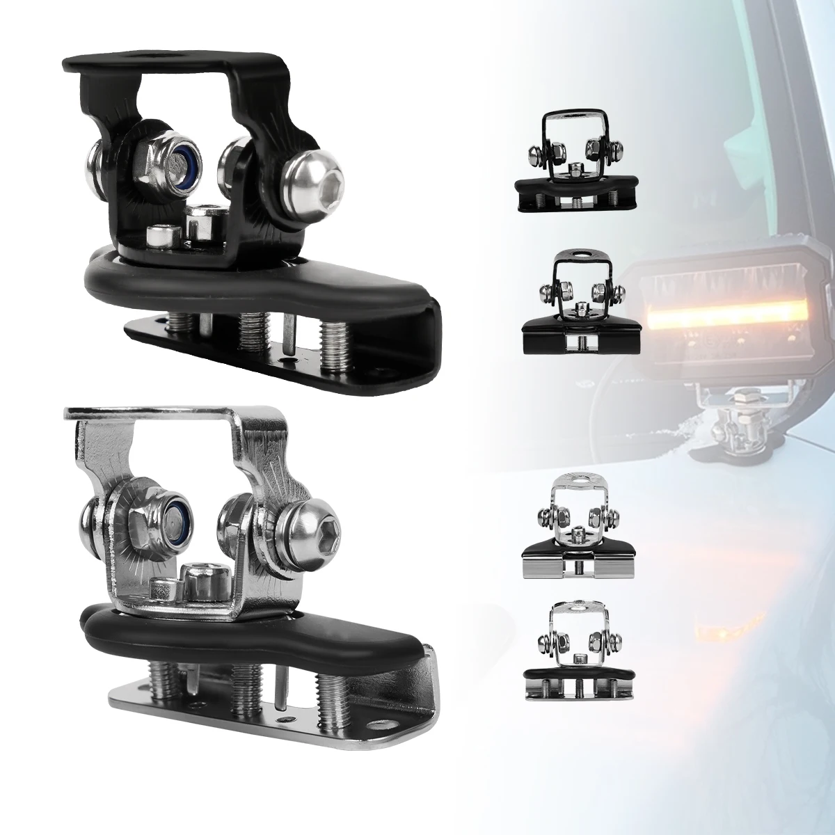 2pcs-Stainless-Steel-Universal-Car-Auto-A-Pillar-Hood-LED-Work-Light ...