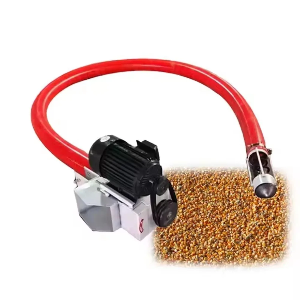 Flexible Hose Spiral Pipe Auger New Grain Suction Machine with Motor ...