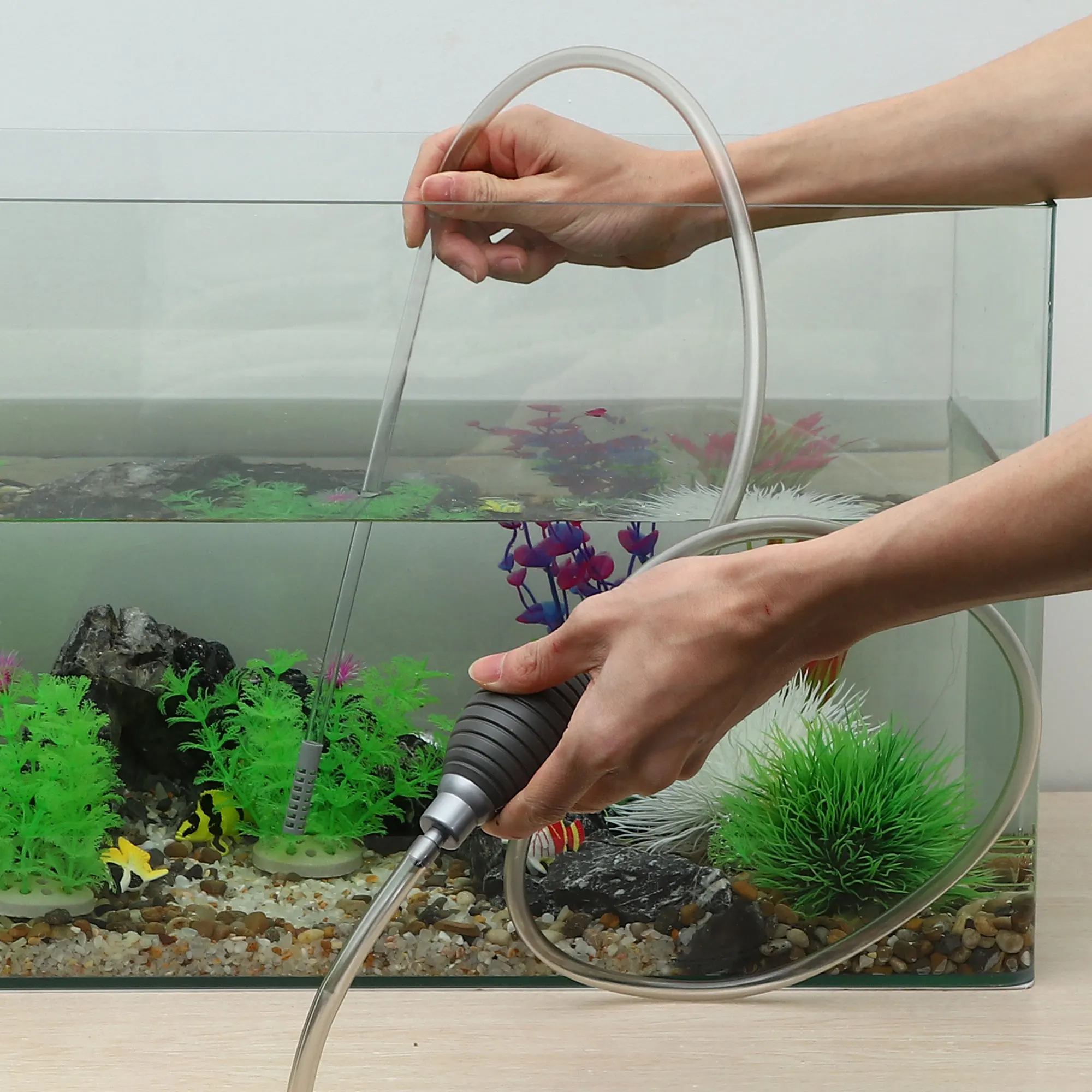 UXCELL-Aquarium-Water-Change-Kit-Fish-Tank-Siphon-Long-Hose-Parts ...