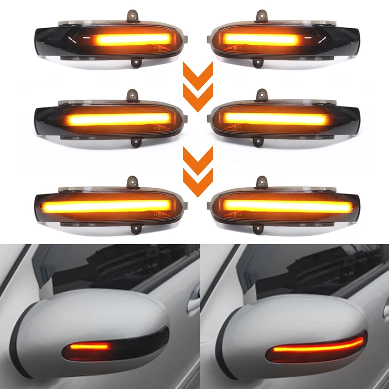 2pcs-Flashing-Water-Dynamic-Blinker-For-Mercedes-Benz-C-Class-W211-W203 ...