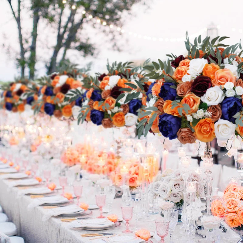 Orange Rose Centerpieces