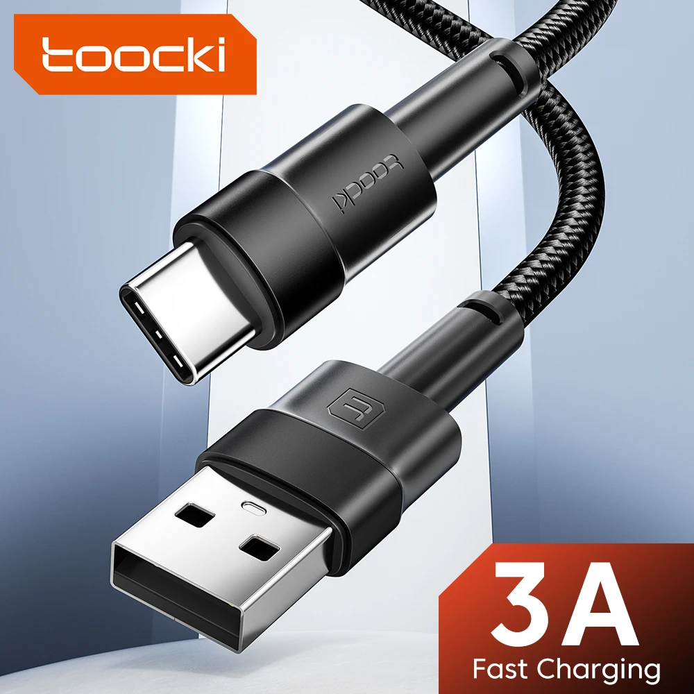 Toocki 3A USB Type C Cable Fast Charge Type C Charging Cable Mobile ...
