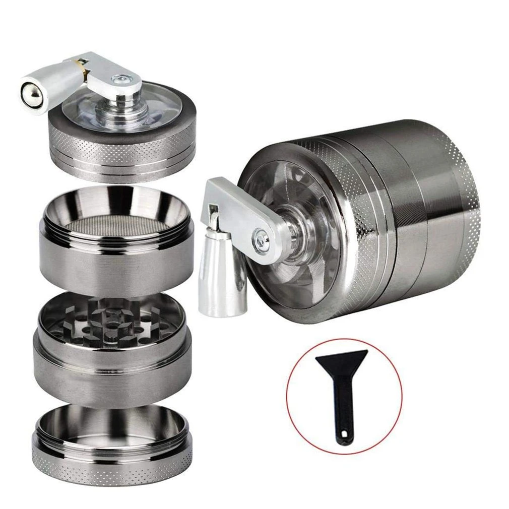 Grinder Grinders Crusher Metal | Grinder 3 Layers Silver | Grinder ...