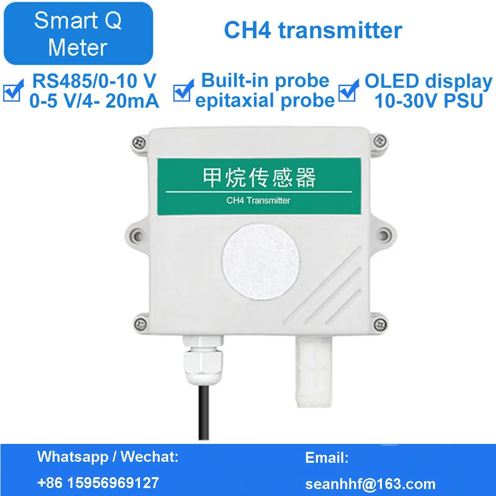 Methane-concentration-sensor-CH4-combustible-gas-detector-industrial ...