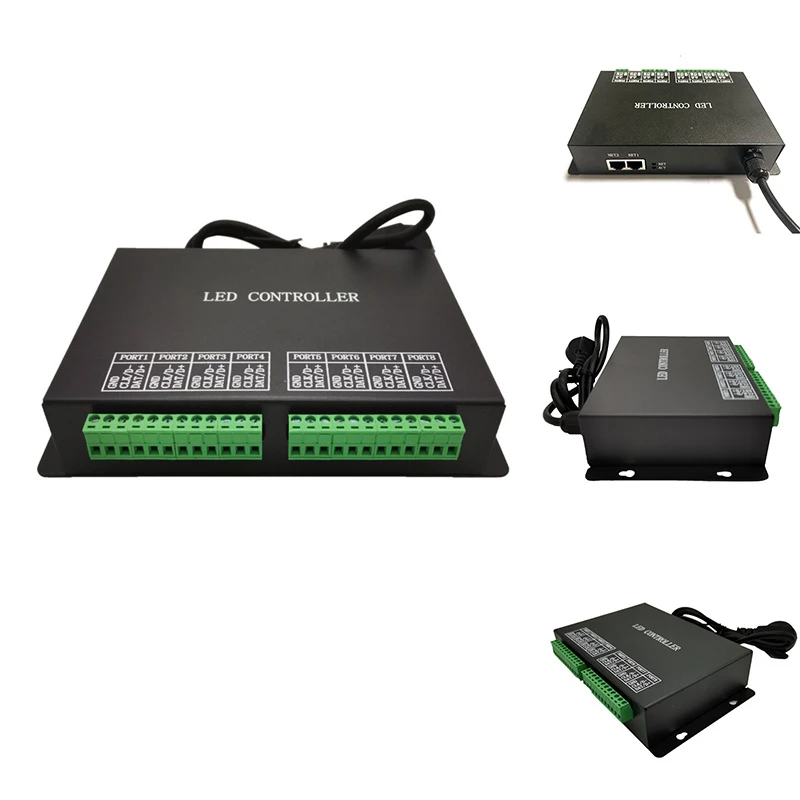 LED Pixel Controller H801RC Work With Computer Network Marster ...