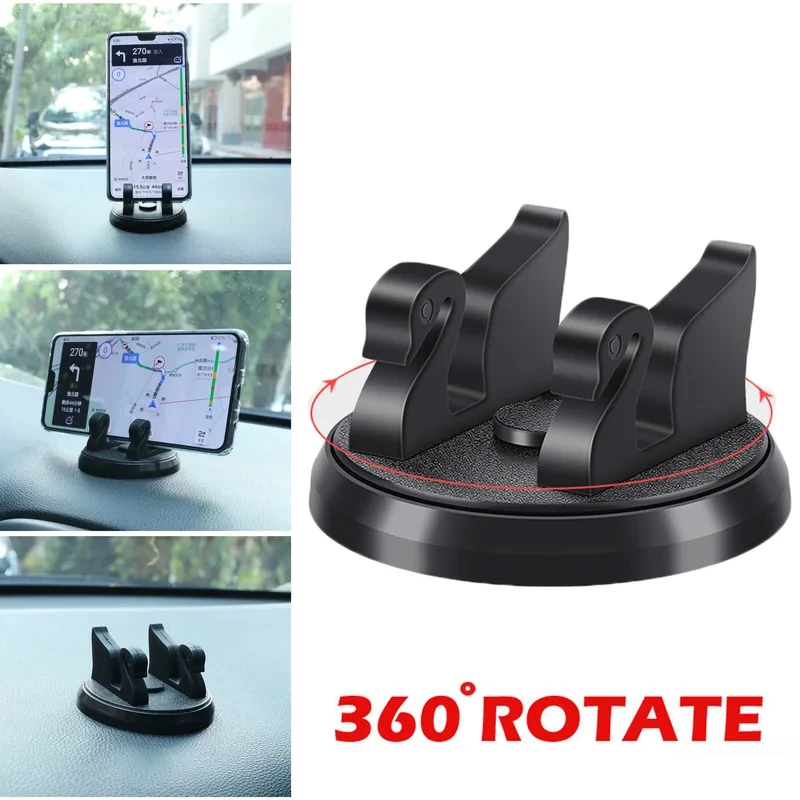 New-360-Degree-Rotate-Car-Phone-Holder-Dashboard-Bracket-Smart-Phone ...