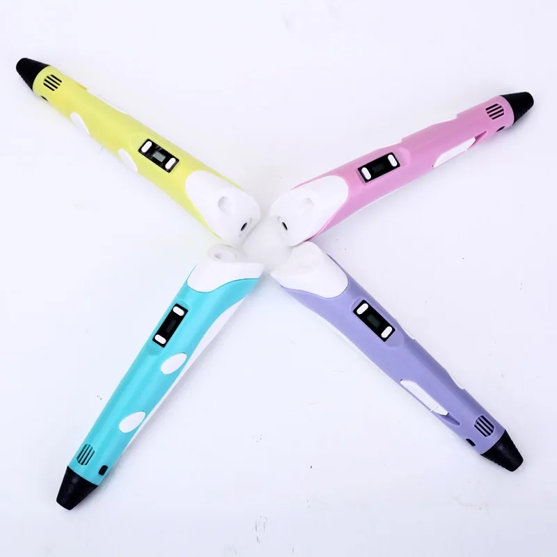3d Diy Drawing Printing Pen For Children 3d Pen With Lcd Screen ...
