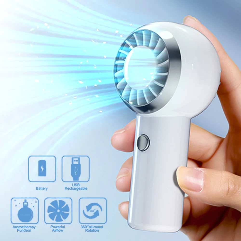 Portable Rechargeable Hand Fan | Rechargeable Hand Held Fan | Use Mini ...