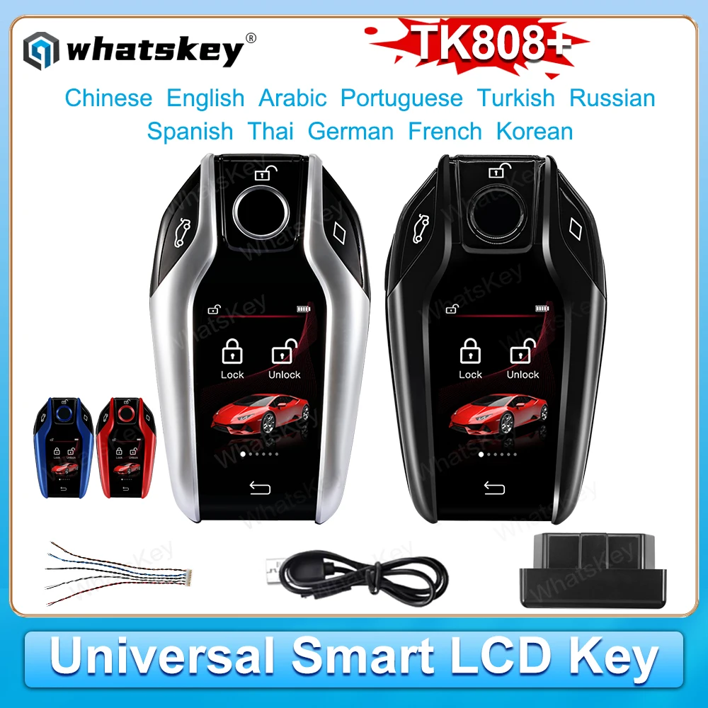 Remote-Car-Key-Modified-Universal-Smart-LCD-Key-CH808-For-BMW-KIA-Audi ...