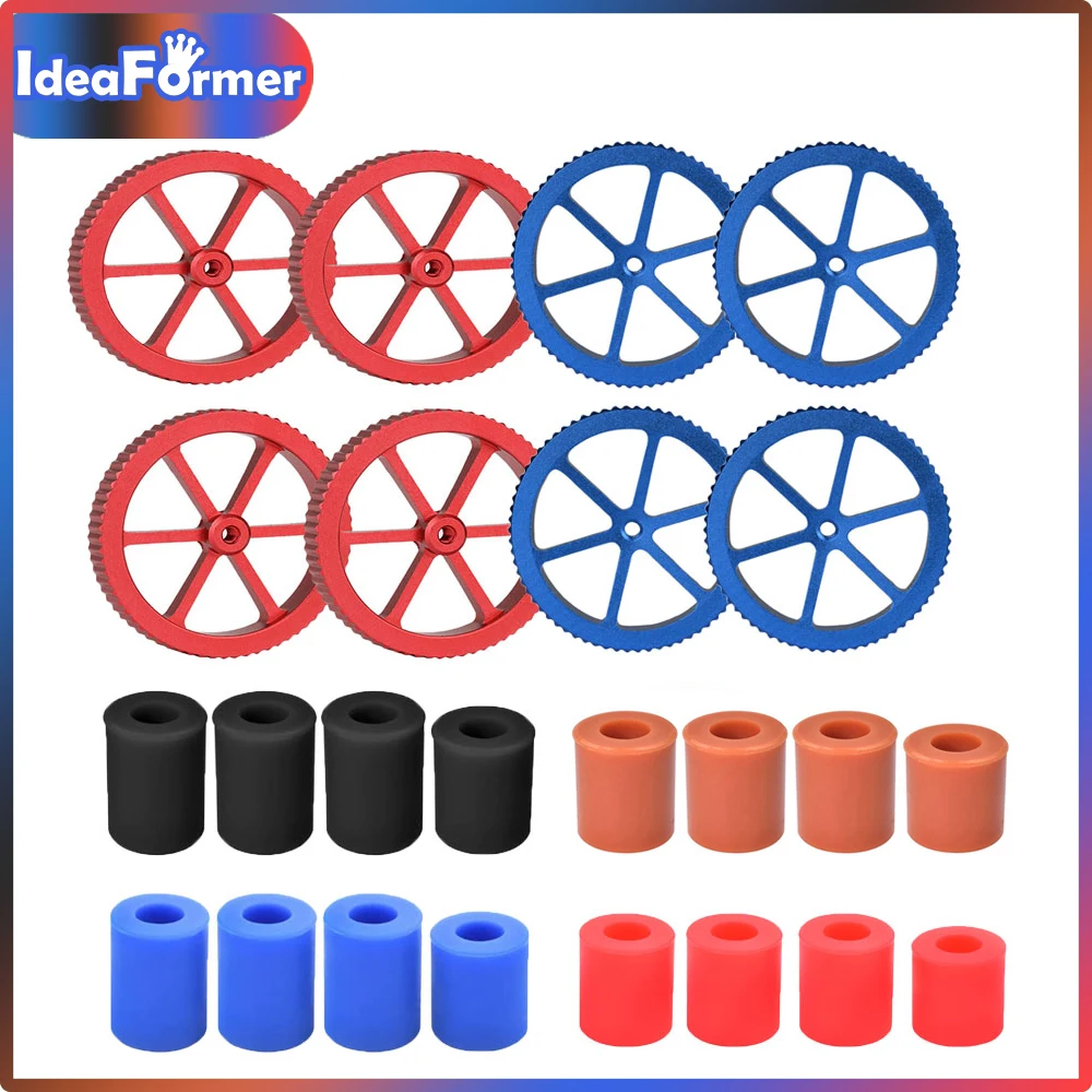 4pcs-Aluminum-Hand-Twist-Leveling-Nut-4pcs-Heatbed-Silicone-Leveling ...