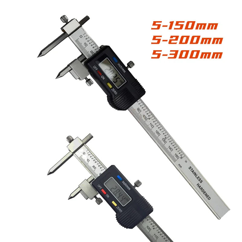 Center Distance Digital Caliper Measuring Range 5-150 5-200 5-300mm ...