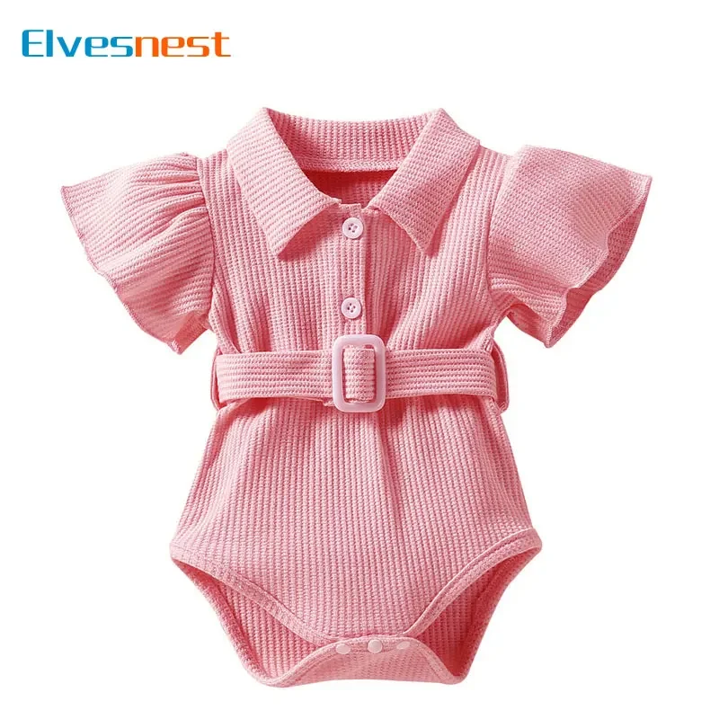 Fashion-Solid-Color-Newborn-Clothes-Girls-Bodysuits-Summer-Baby-Girl ...