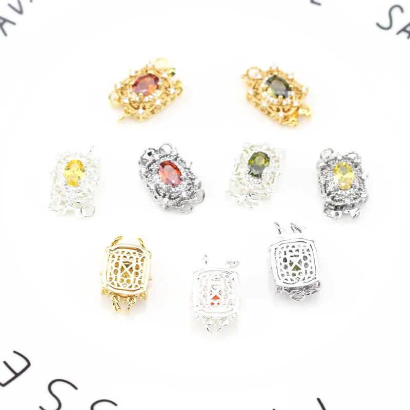 1pc-13x18mm-Metal-Rectangle-Box-Safety-Clasp-Lock-Clasps-Connectors-DIY ...