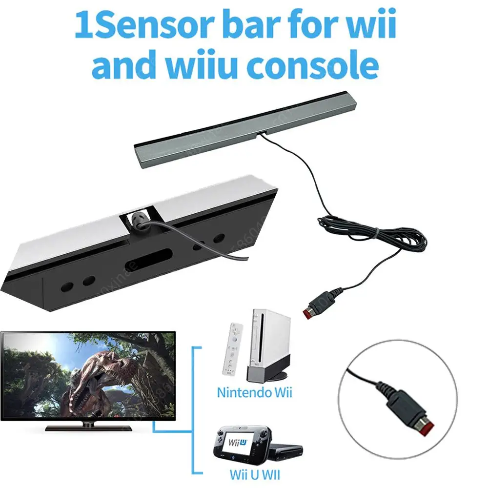 Wired-Motion-Sensor-Receiver-For-Nintendo-Wii-Wii-U-Game-Move-Remote ...