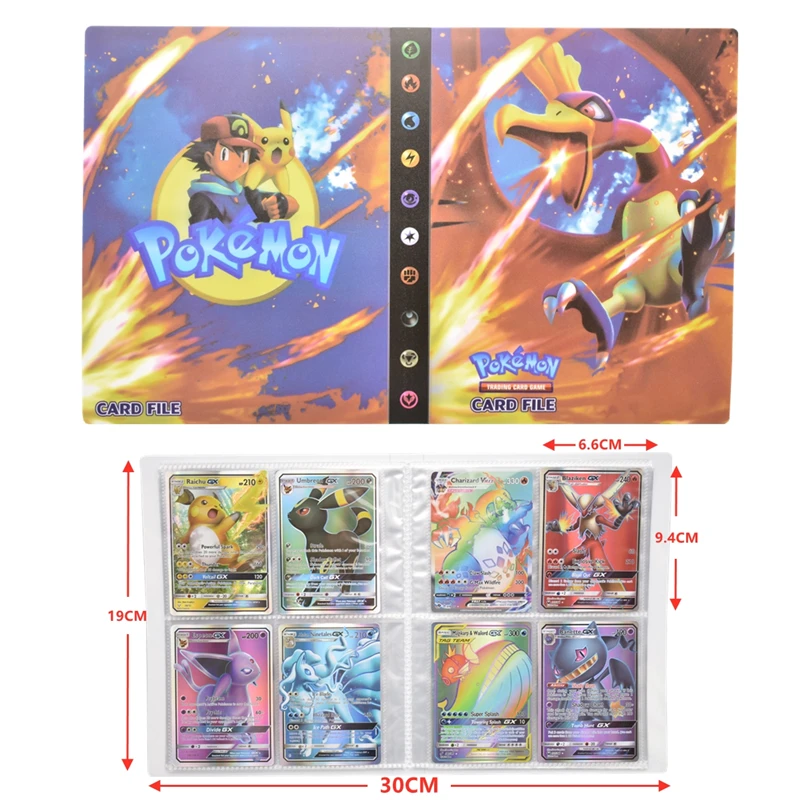 Pokemon Cards 240 Pcs V GX Collectors Binder Folder - Pokemon Portal