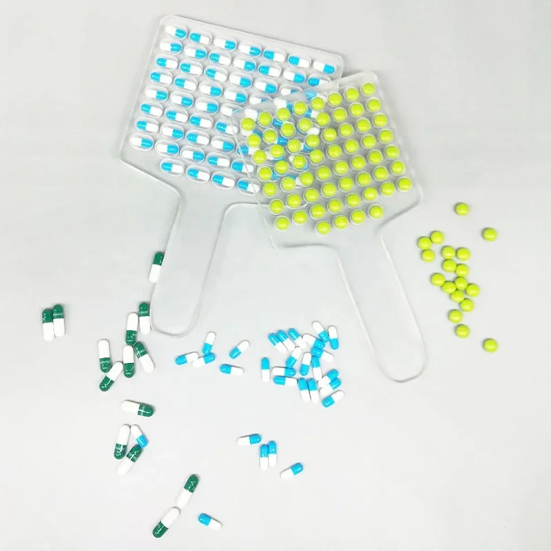 New-30-Manual-Capsule-Tablet-Counter-Plate-Hand-Soft-gel-Counting-Tray ...