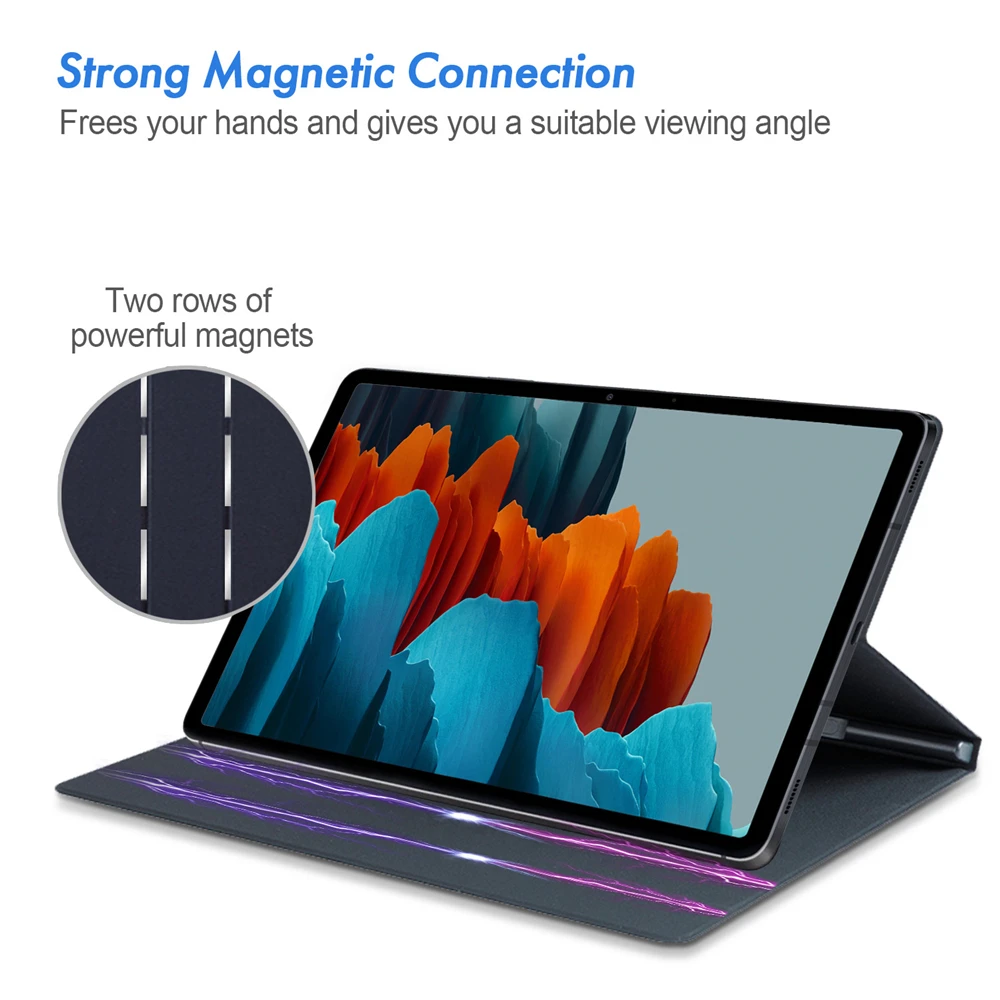 Case For Samsung Galaxy Tab S9 FE,Ultra Thin Magnetic Stand Cover With ...