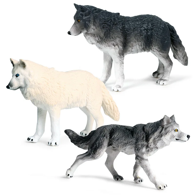 Solid-simulation-of-wild-animals-static-model-forest-animal-wolf-medium ...