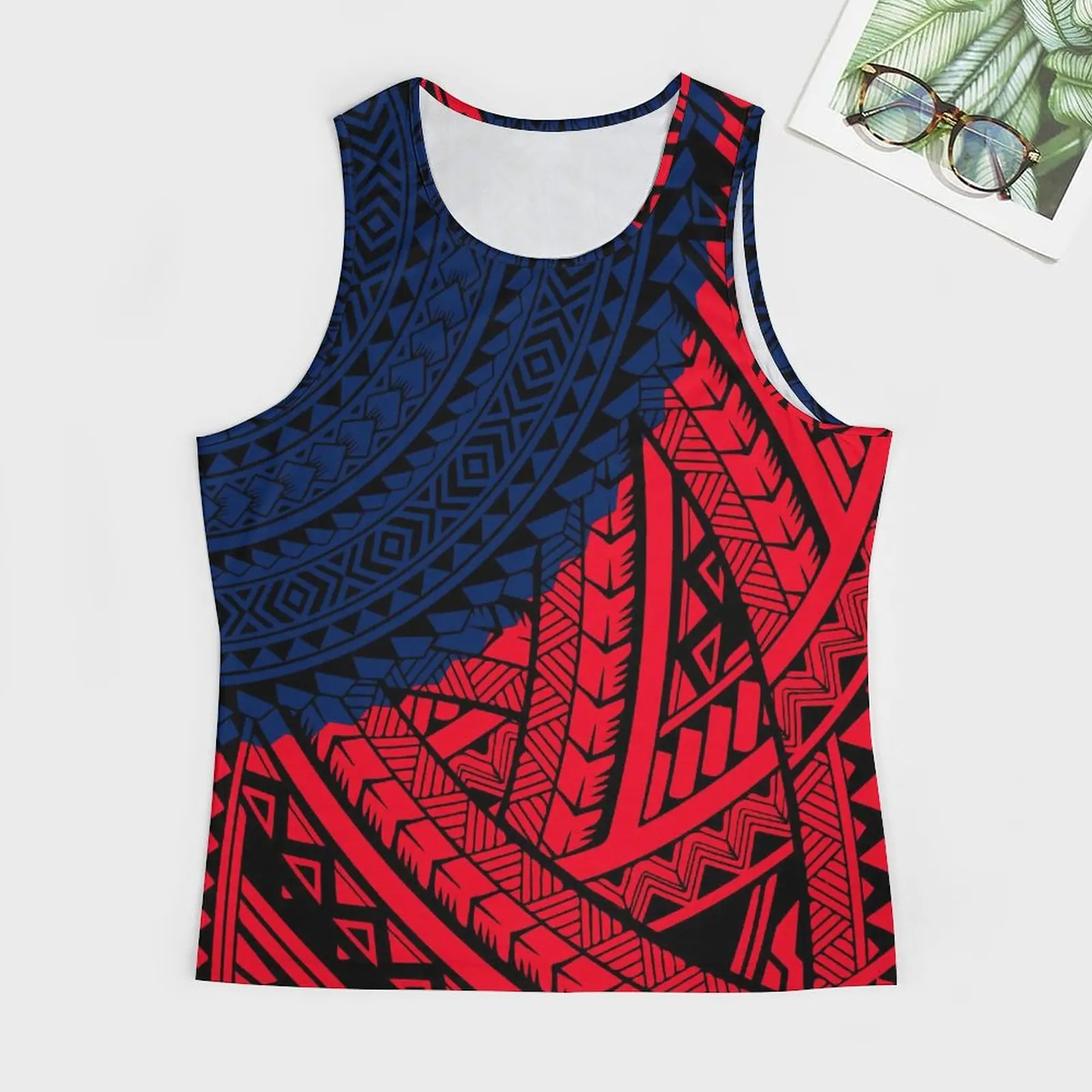 Polynesian Tribal Tank Tops Samoan Men Singlets Island Wear ...
