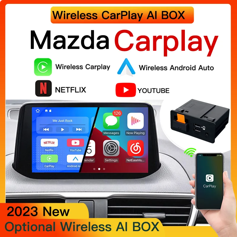 Apple Carplay Android Auto Usb Adapter Hub For Mazda 6 3 2 Cx5 Cx3 Cx9 ...