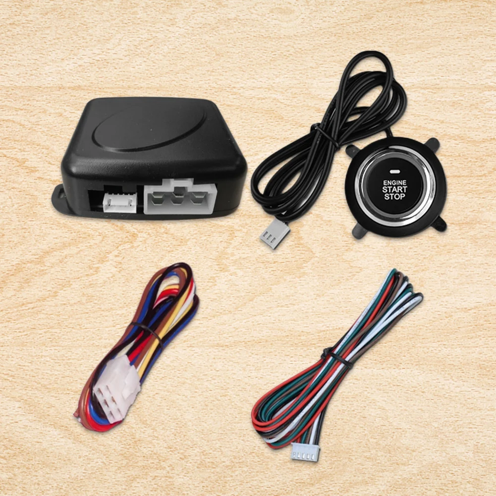 12V Car One Key Start System Automatic Ignition Keyless Entry System ...