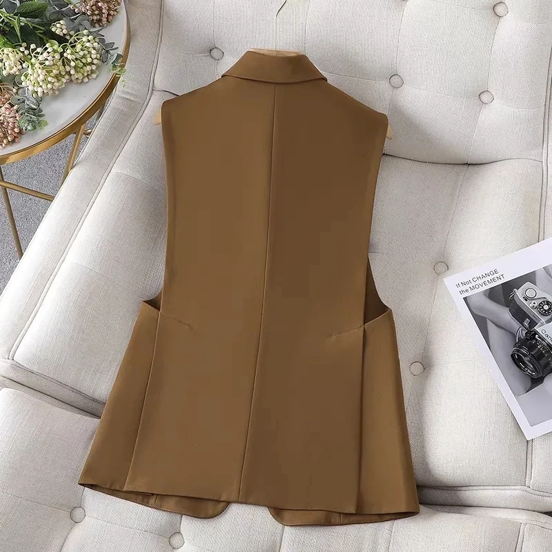 Women-s-Fashion-Korean-Blazer-Vest-Coat-NEW-2024-Spring-Autumn-Design ...