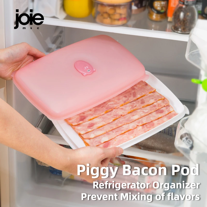 joie-Bacon-Fresh-Pod-Piggy-Sliced-Meat-Fresh-keeping-Box-Food-grade ...