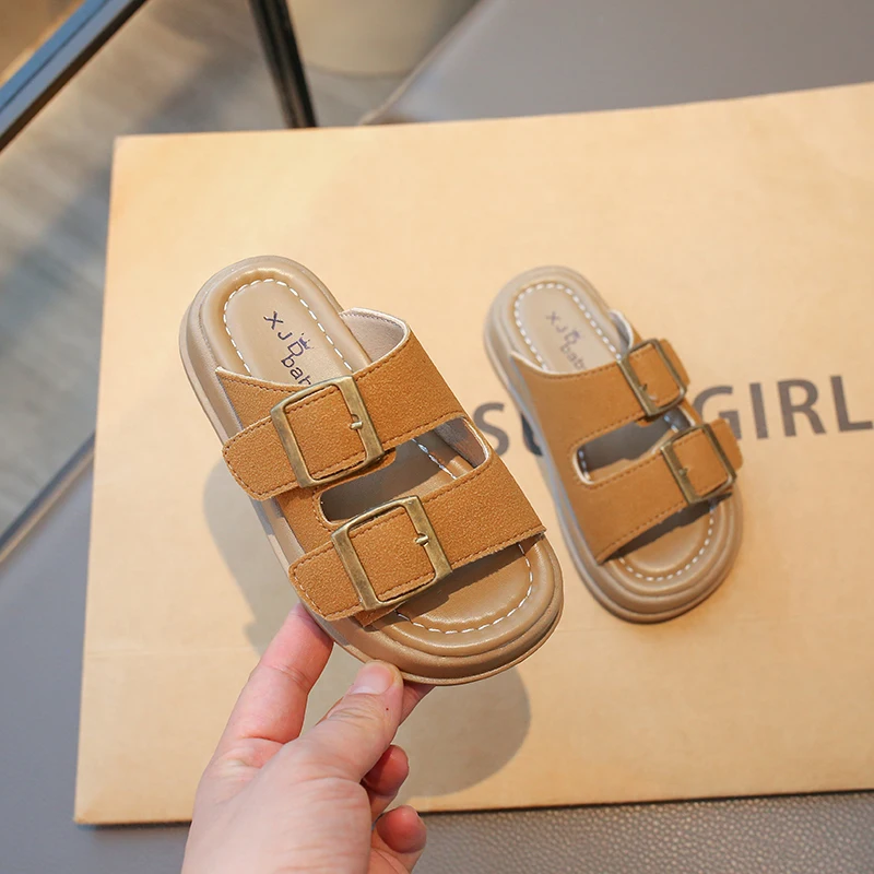 Girls-Summer-Slippers-Princess-Sweet-Kids-Slide-Beach-Shoes-Bohemian ...