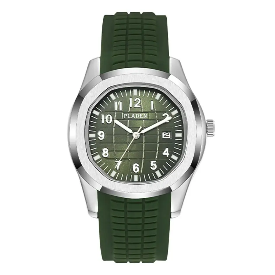 Classic-Hand-Grenade-Dial-Watch-For-Men-Sports-Silicone-strap-Quartz ...