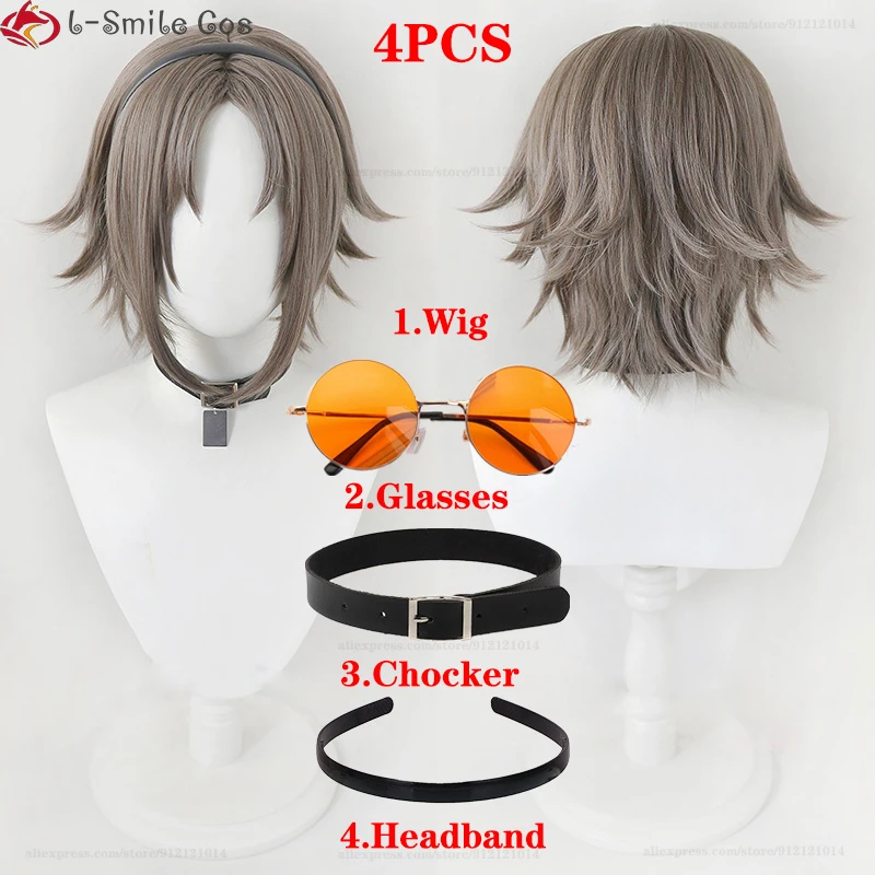 High Quality Vtuber Nijisanji Luxiem Mysta Rias Cosplay Wig Dark Grey ...