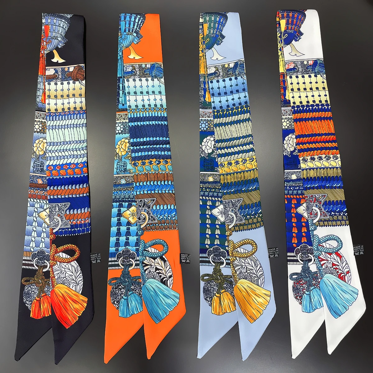 2023-New-Design-Armor-Print-Women-Scarf-Luxury-Brand-Silk-Scarf-Fashion ...