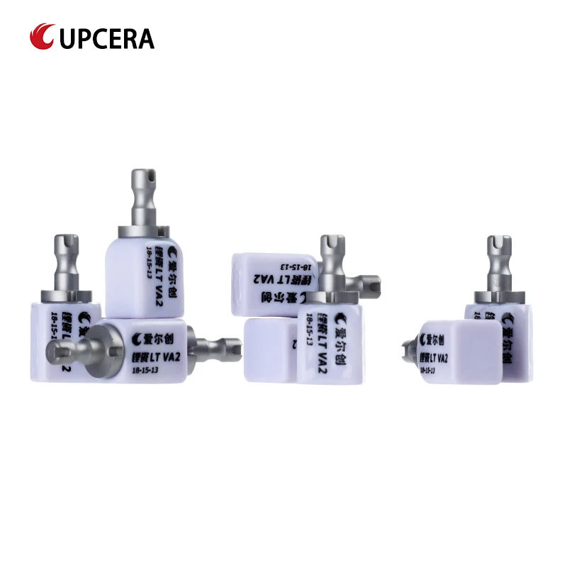 Upcera 20pcs/Box Dental Lithium Disilicate UP-CAD Translucency All ...
