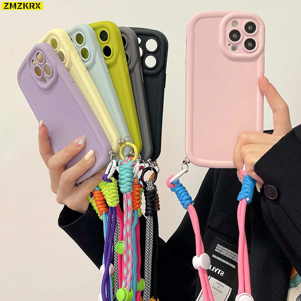 New-Luxury-Crossbody-Lanyard-Cord-Silicone-Soft-Phone-Case-For-iPhone ...