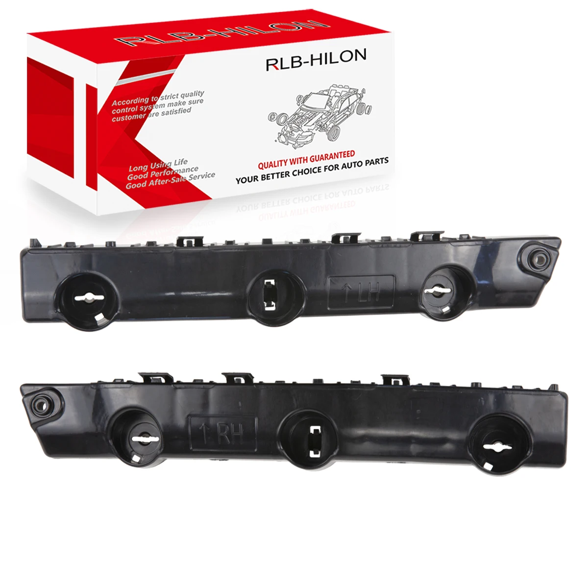 1 Pair Car Front Bumper Bracket For Nissan Rogue 2014 2015 2016 2017 ...