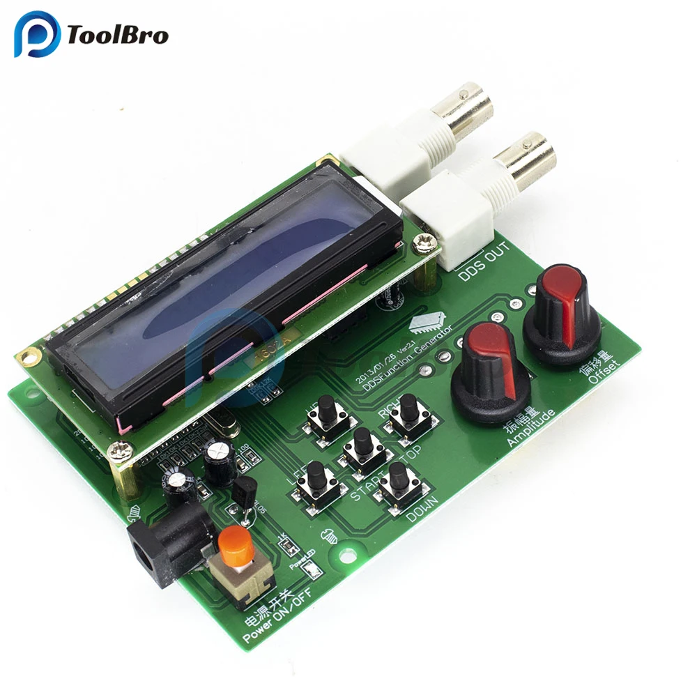 DDS Function Signal Generator 1Hz 65534Hz Frequency Meter Frequency Generator Module Sine Square ...