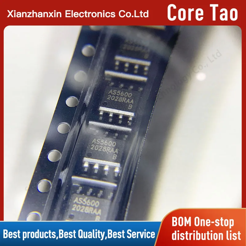 5~50pcs/lot AS5600 AS5600-ASOM AS5600-ASOT SOP-8 Magnetic encoder IC ...