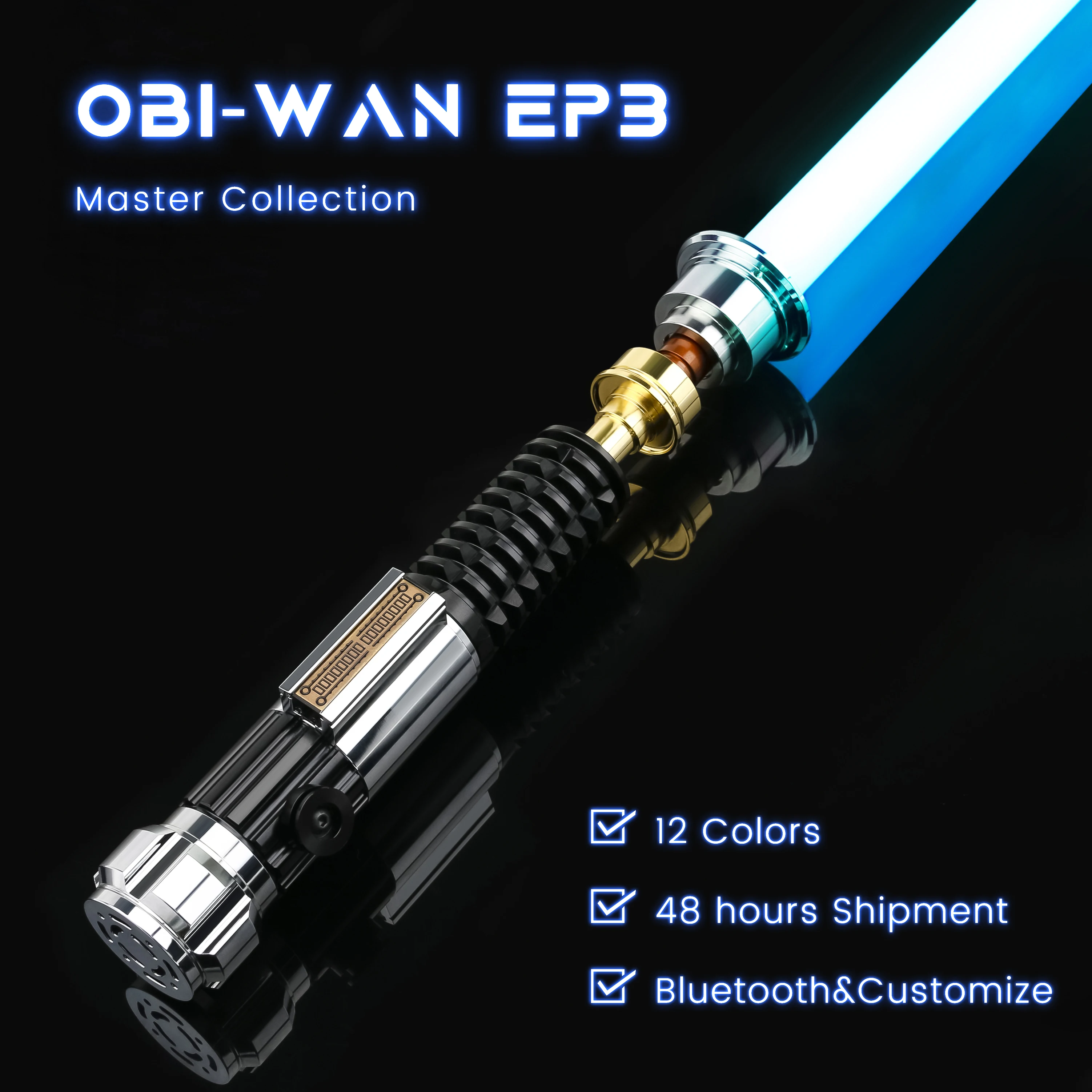 TXQSABER-Obi-Wan-EP3-Lightsaber-New-Pixel-SN-Proffie-Laser-Sword-with ...