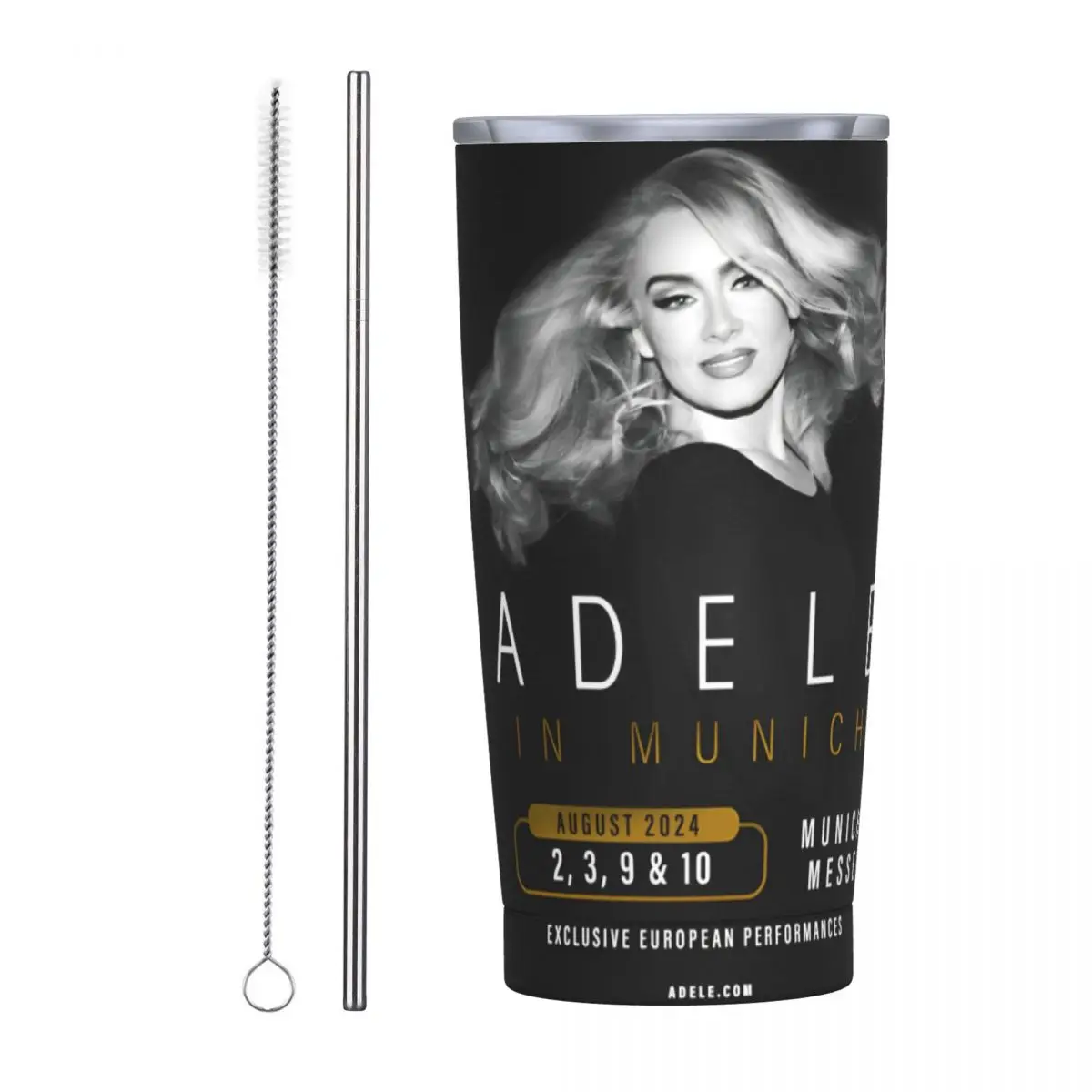 Cool-Singer-Adele-Tour-2024-Insulated-Tumbler-with-Straws-Pop-Music ...