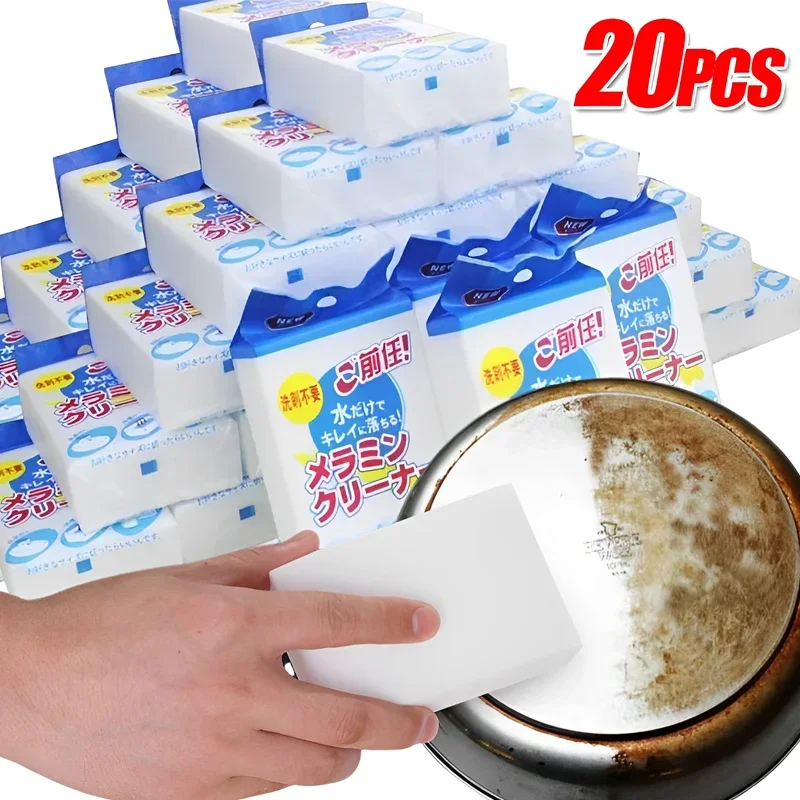 2-20Pcs-Magic-Nano-Sponge-Cleaner-Multifunction-Melamine-Cleaning-Spong ...