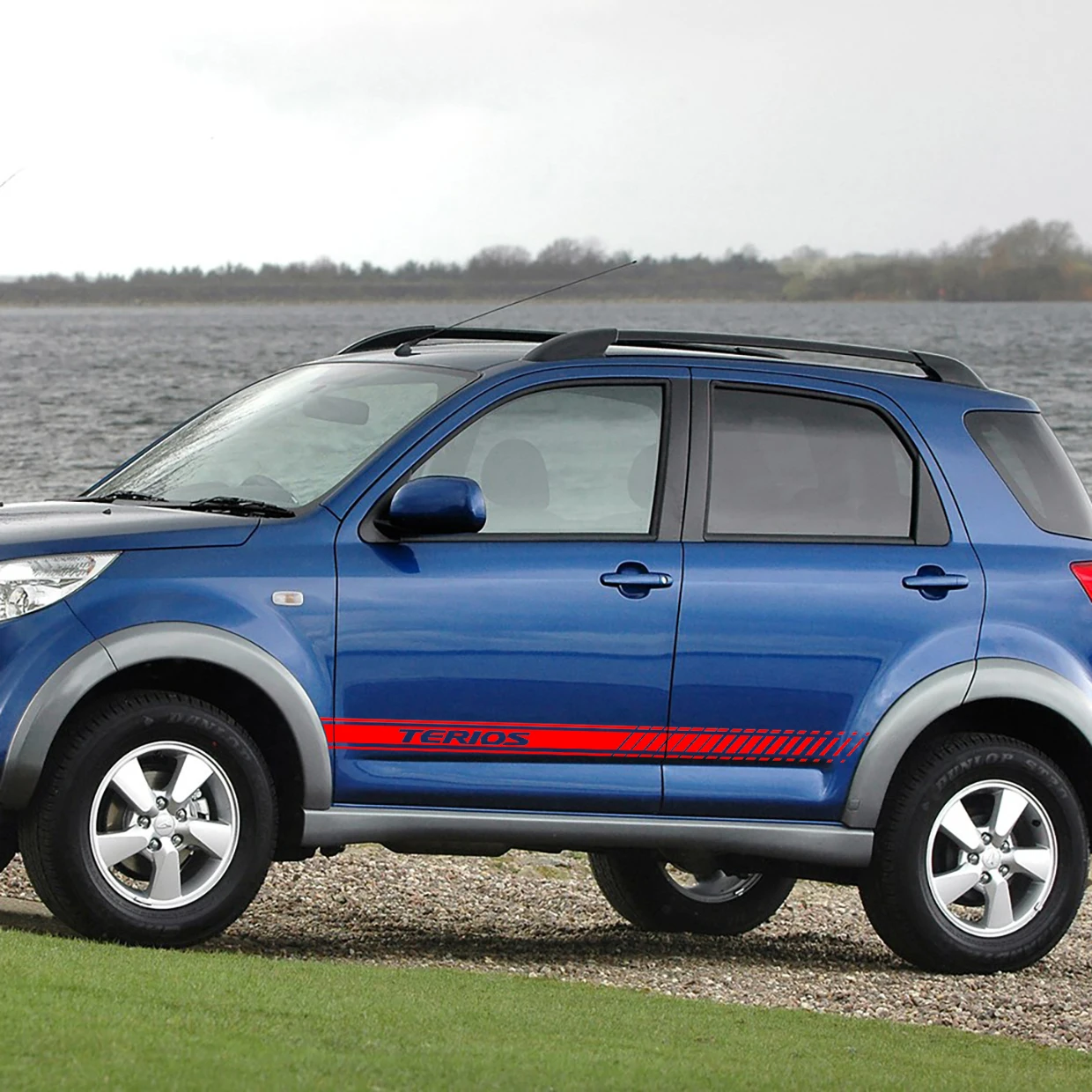 2PCS-Car-Door-Side-Sticker-For-DAIHATSU-TERIOS-J300-Auto-Sport-Styling ...