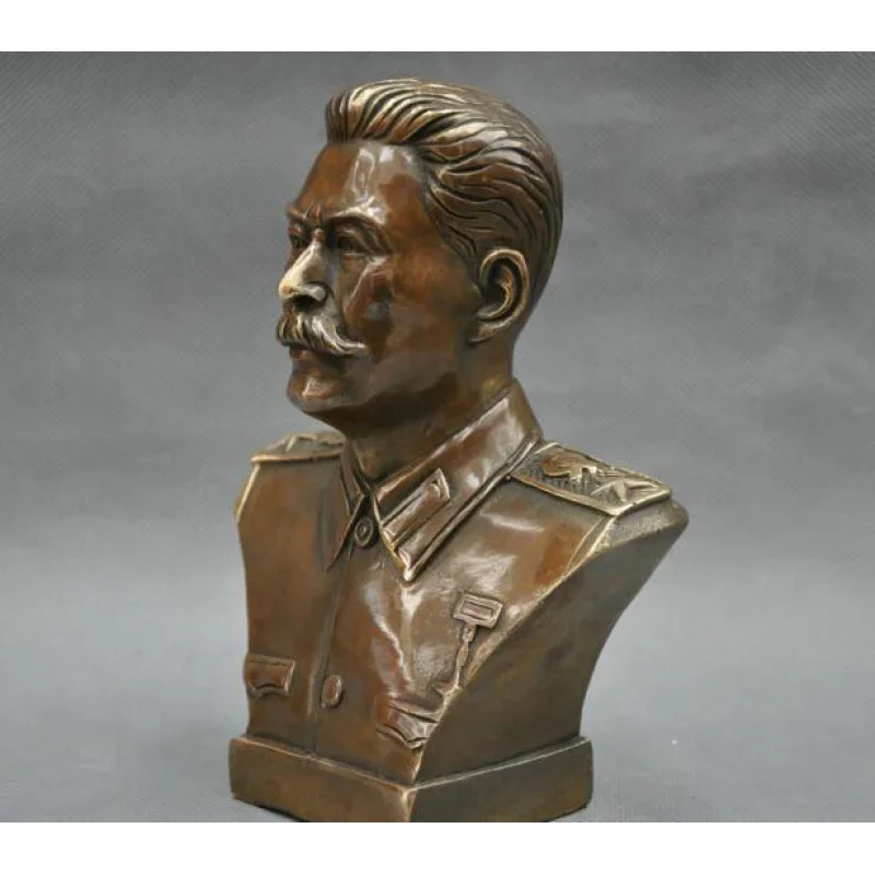 Copper Statue Collection Russian Leader Joseph Stalin Bust Bronze ...